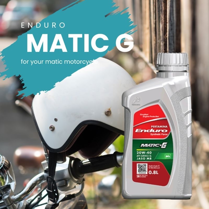 Jual Oli Pertamina Enduro matic G SAE 20W-40 0.8 Liter | Shopee Indonesia