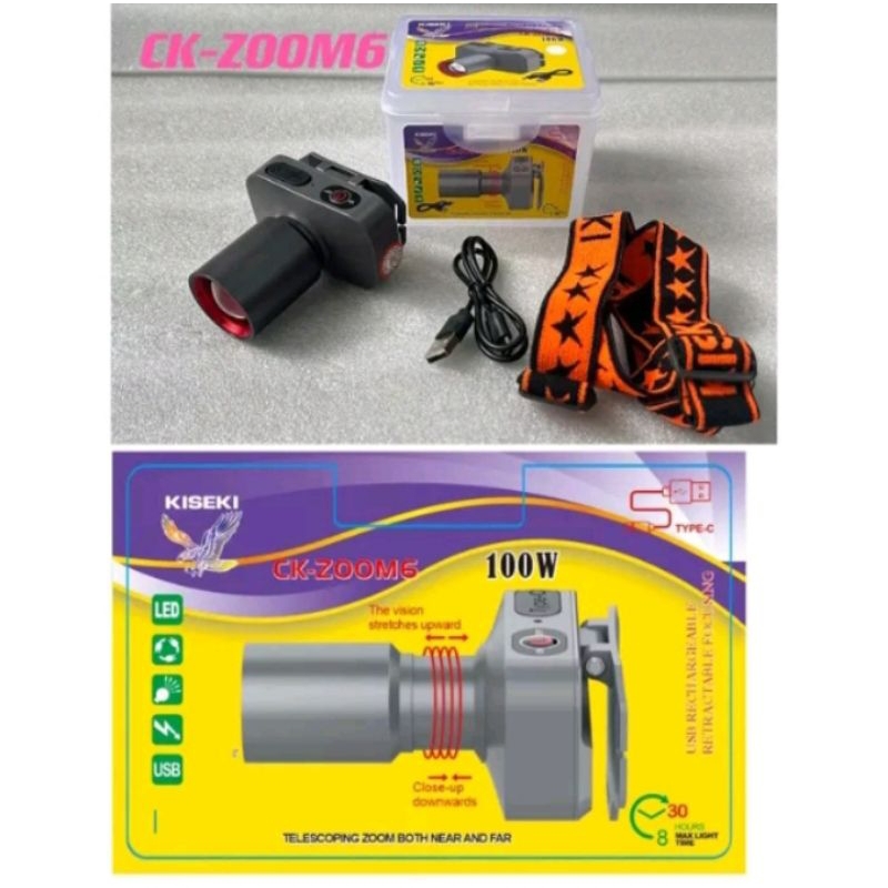 Jual SENTER KEPALA LED ZOOM KISEKI CK-ZOOM6 100 WATT CAHAYA PUTIH | Shopee Indonesia