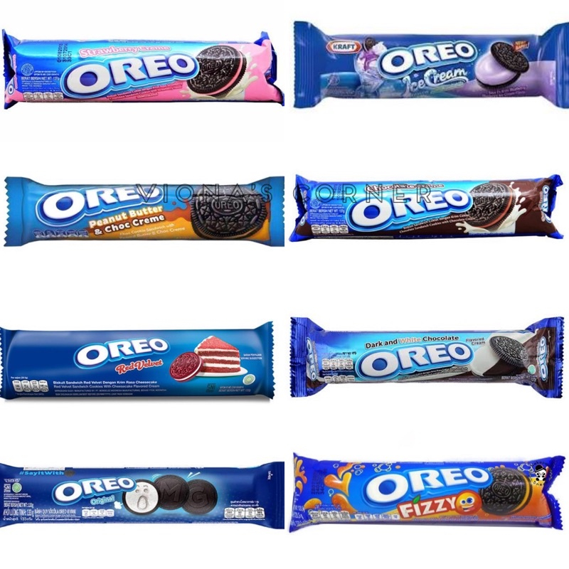Jual Oreo Original/Chocolate/Blueberry/Strawberry/Red Velvet/PEanut ...