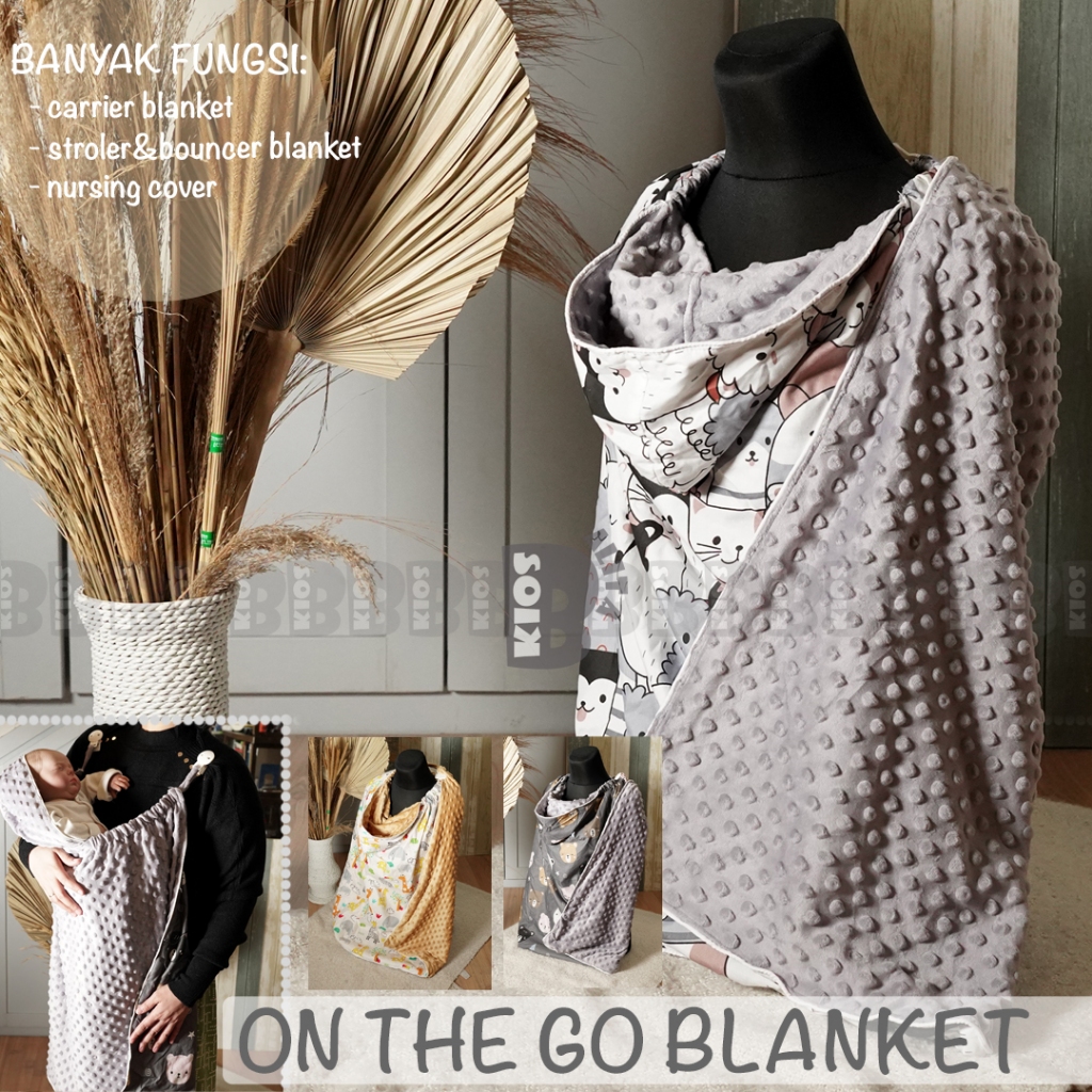 Jual [TERMURAH] MULTIFUNGSI 7IN1 Selimut On The Go Blanket BABY /Selimut Bayi Clip On 7IN1 JUMBO ...