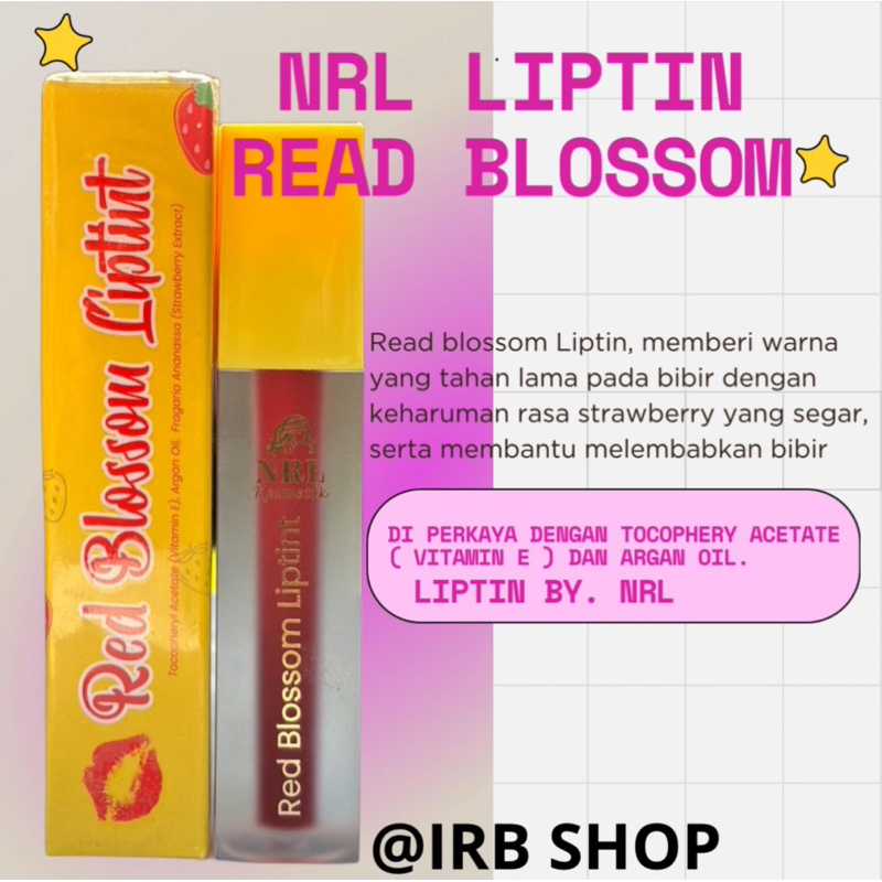 Jual NRL LIPTIN READ BLOSSOM, ORIGINAL 100% | Shopee Indonesia