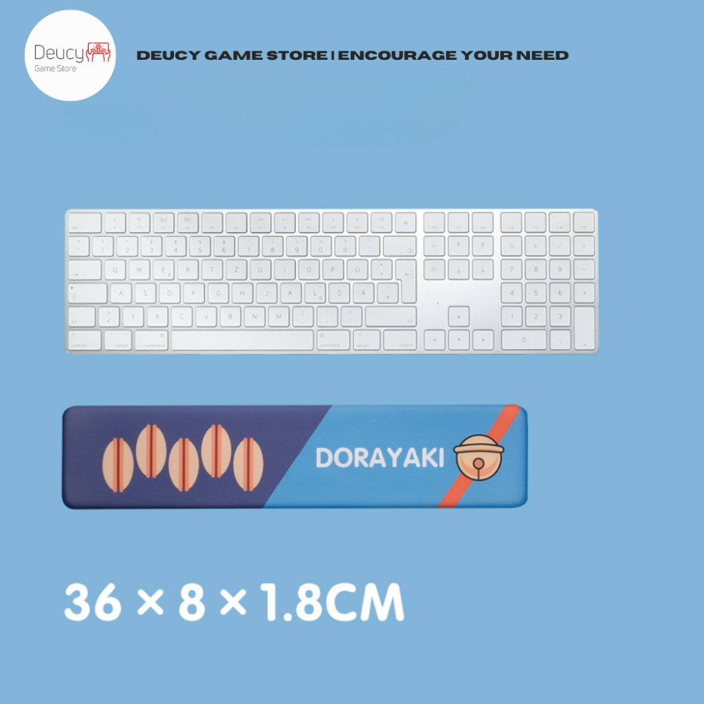Jual Premium Cute Wristpad Palm Rest With Memory Foam Comfy Keyboard Pad | Shopee Indonesia