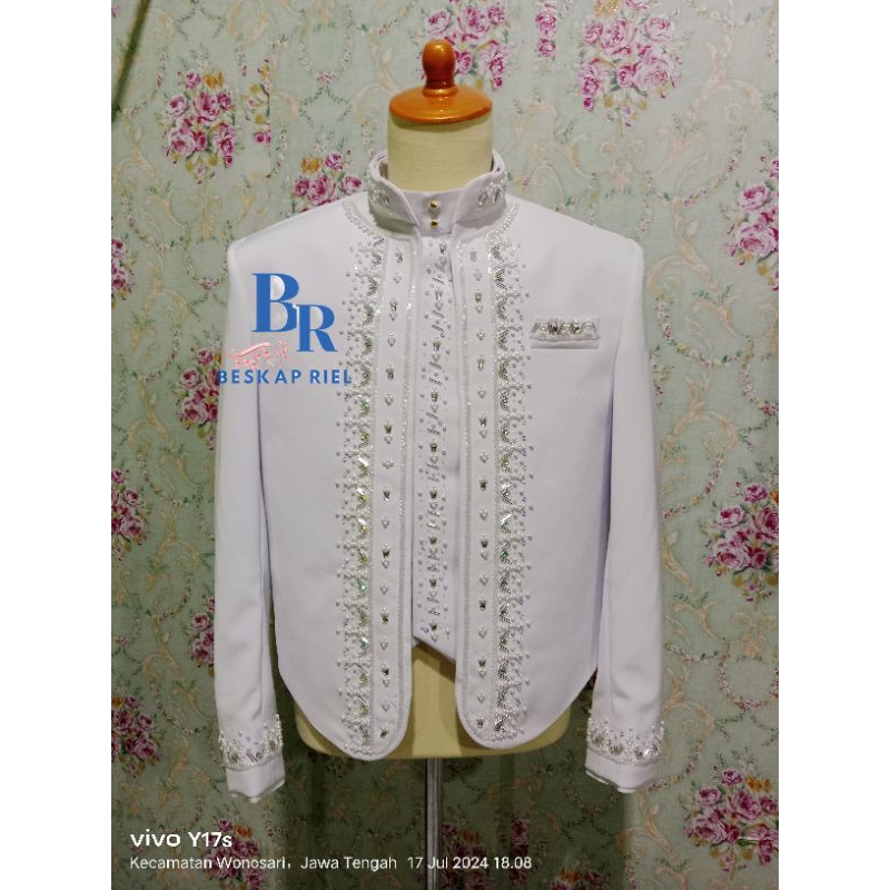 Jual beskap akhad/beskapjawa/beskap pengantin /model jawa bahan semi ...
