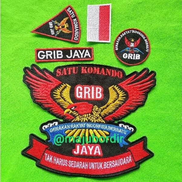 Jual Logo Grib Jaya Bordir Komputer 1 Set | Shopee Indonesia