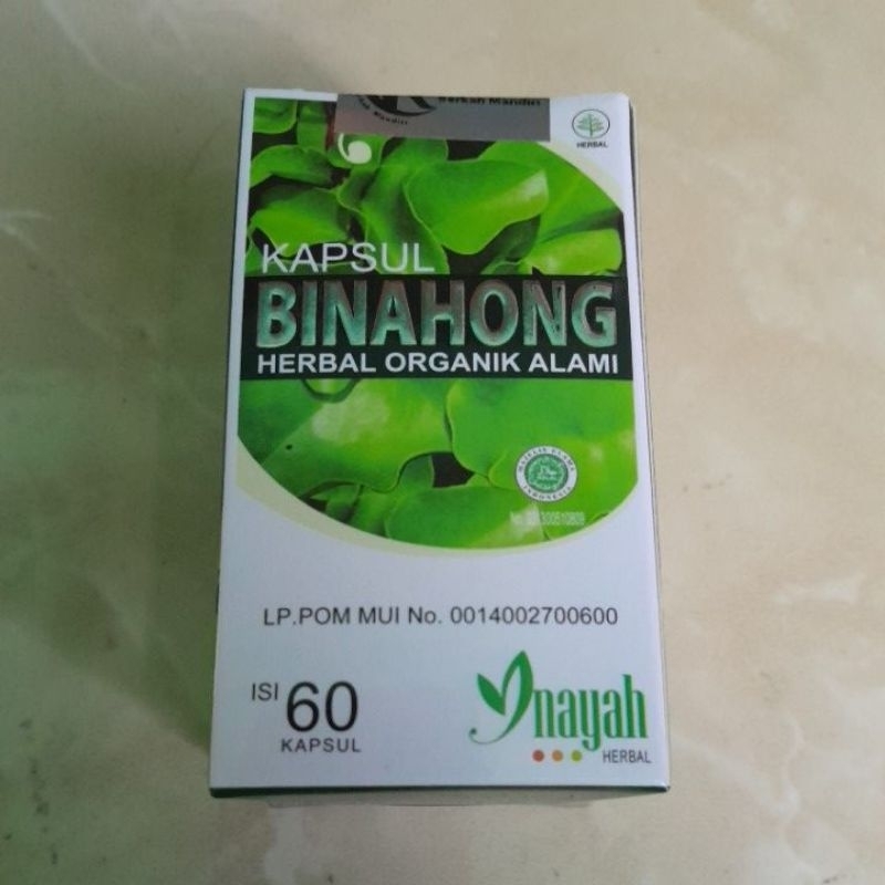 Jual Kapsul Daun Binahong | Original | isi 60 kapsul | Shopee Indonesia