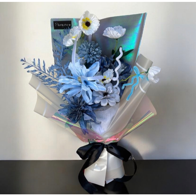 Jual Ocean Elegance Bouquet - Buket Bunga Artificial Wisuda / Buket ...