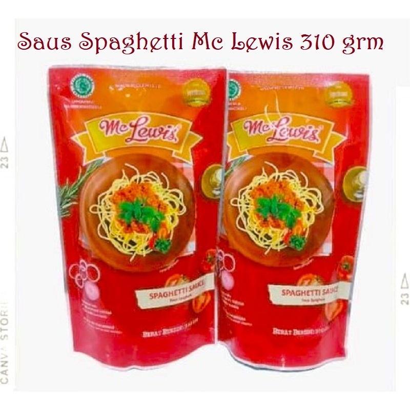 Jual Mc Lewis Spaghetti Bolognese Sauce - 310g saus bolognaise spagetti ...