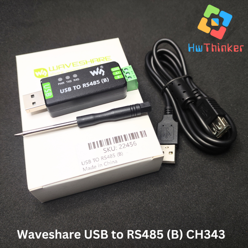 Jual Industrial USB to RS485 (B) Converter Waveshare ESD protection ...