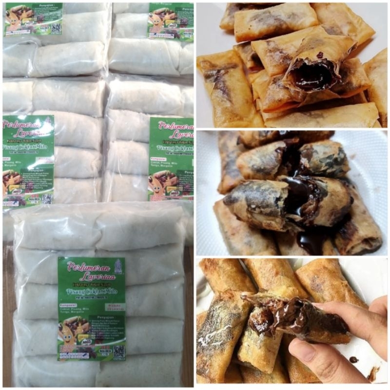 Jual Piscok Lumer Frozen / Laveria Pisang Coklat Lumer Rasa Milo | Isi ...