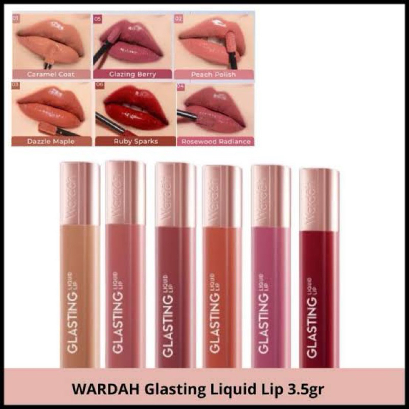 Jual WARDAH GLASTING LIQUID LIP | Shopee Indonesia