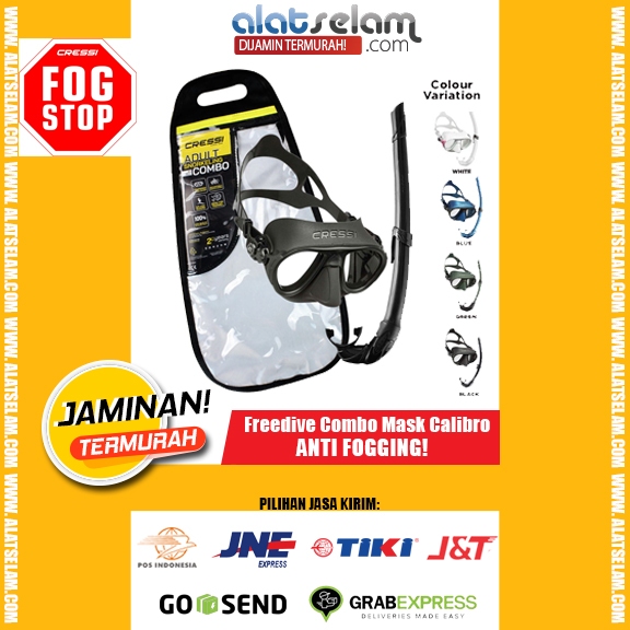 Jual Freedive Combo Mask Calibro / Kacamata Selam Freediving ...