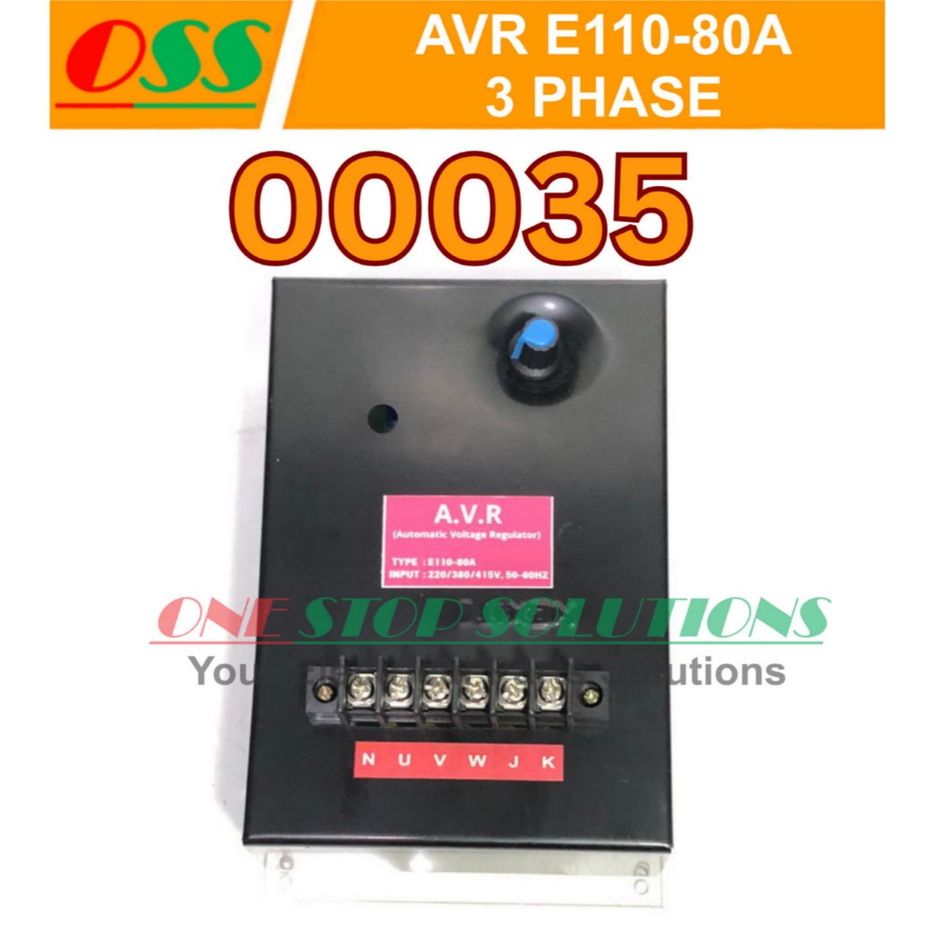 Jual AVR GENSET / AVR GENERATOR E110-80A LOKAL 3 PHASE KARBON BRUSHED ...