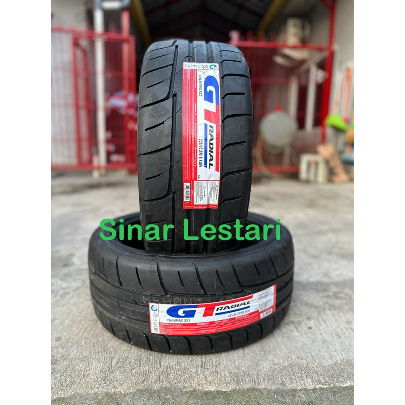 Jual Ban GT Radial Champiro SX2 225 40 R18 88W cocok untuk Camry, Accord, Oddisey, Civic Dan ...