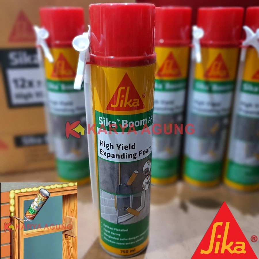 Jual SIKA BOOM AP High Yield Expanding Foam / Lem PU Busa Pengisi Celah ...