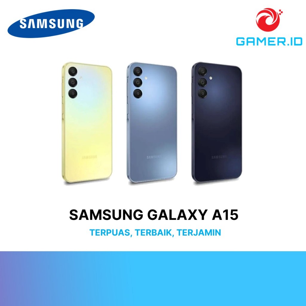 Jual SAMSUNG GALAXY A15 8GB 128GB BLUE / BLACK / YELLOW - GARANSI RESMI ...