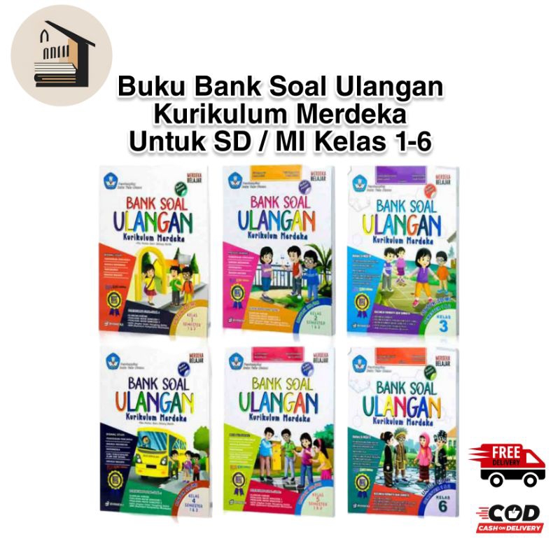 Jual Bank Soal Ulangan Kurikulum Merdeka Untuk SD / MI Kelas 1-6 Semester 1&2 | Shopee Indonesia