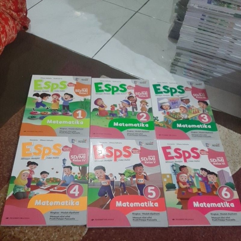 Jual ESPS Matematika Kelas 1 2 3 4 5 6 SD Kurikulum Merdeka (Erlangga) | Shopee Indonesia