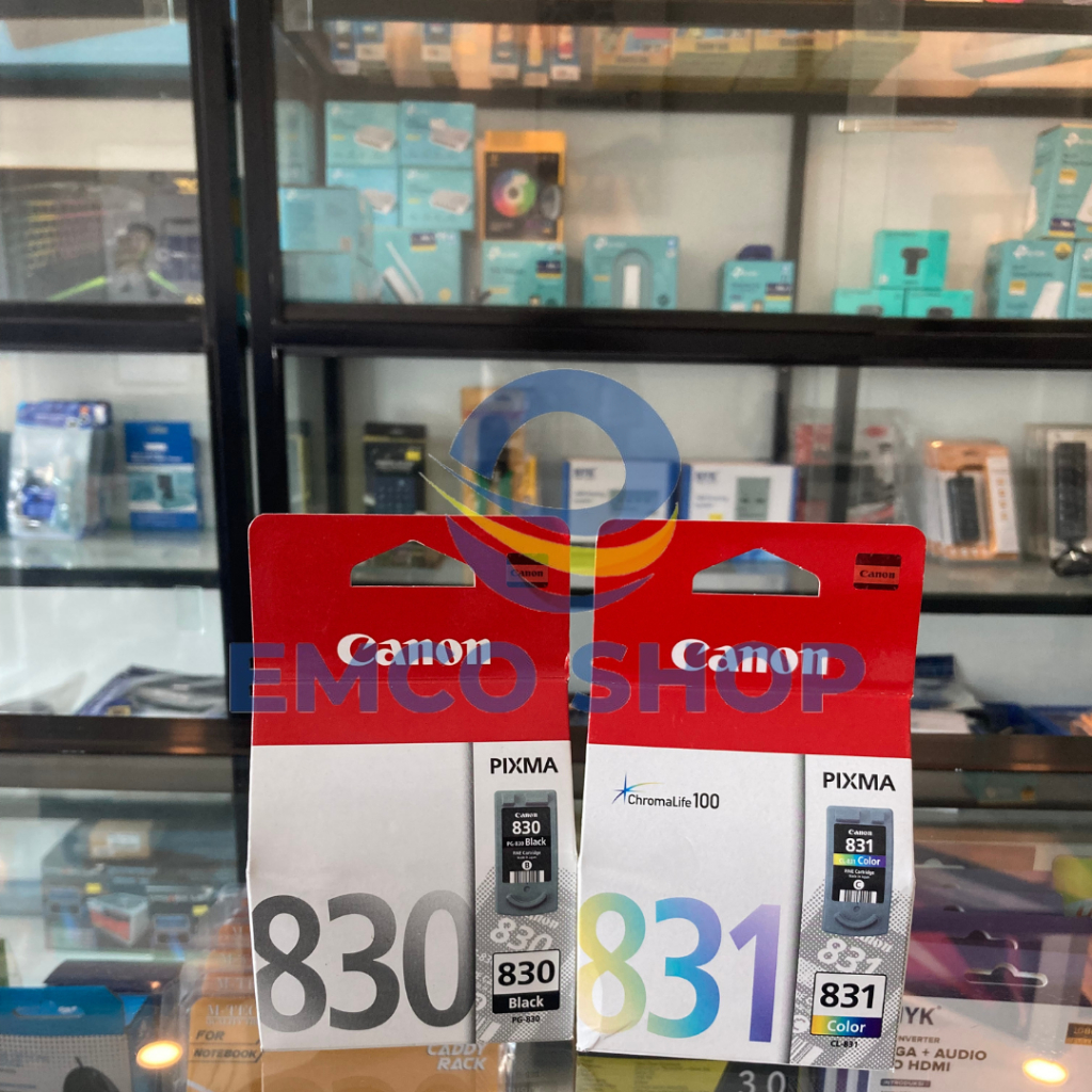 Jual Catridge Tinta Canon PG-830 Black & CL-831 Colour - Black - Colour ...