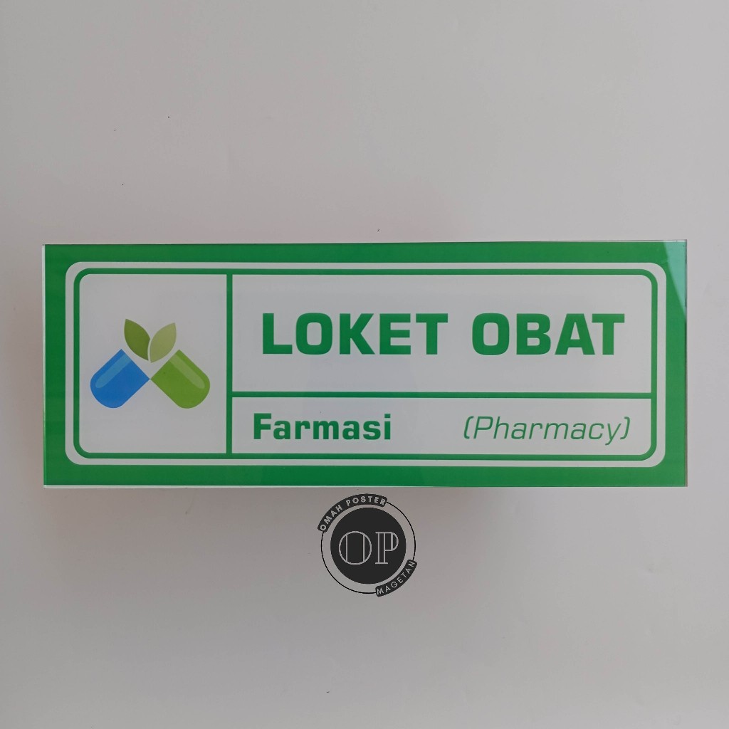 Jual Stiker Loket Obat - Farmasi - Apotek - Pengambilan Obat - Pharmacy ...