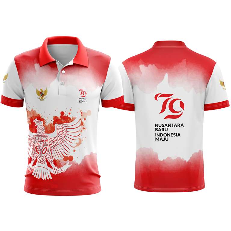 Jual Kaos Baju Polo Berkerah 17 AGUSTUS 2025 HUT RI 80 INDONESIA MERDEKA DIRGAHAYU Merah Putih ...