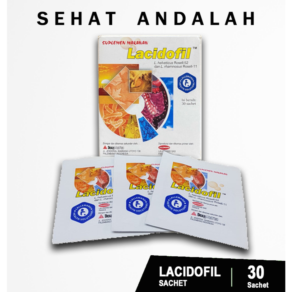 Jual LACIDOFIL SACHET (1 BOX/30 SACHET) - KESEHATAN PENCERNAAN | Shopee ...