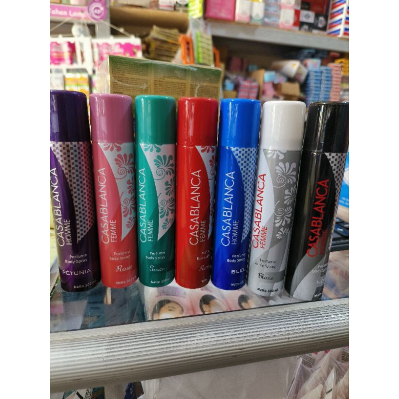 Jual CASABLANCA KALENG BODY SPRAY 100 ML | Shopee Indonesia
