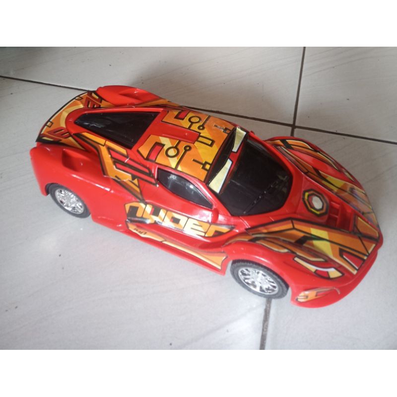 Jual mainan mobil balap super cars berkarakter super hero | Shopee ...
