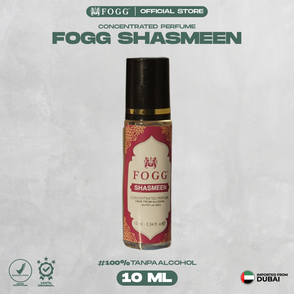 Jual Fogg Attar Concentrated Perfume Non Alkohol Shasmeen 10ml | Shopee ...