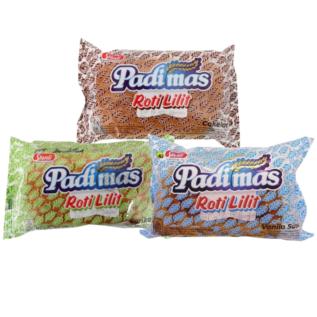 Jual Stanli Padimas Roti Lilit Manis 60gr Cake Isian Krim Coklat ...