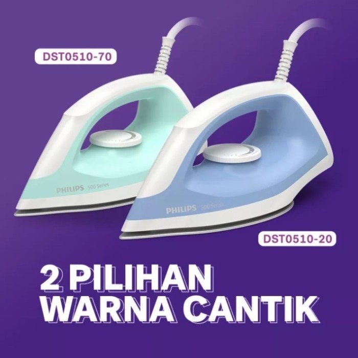Jual Philips Dry Iron setrika Listrik philips DST0510 / DST-0510 / DST ...