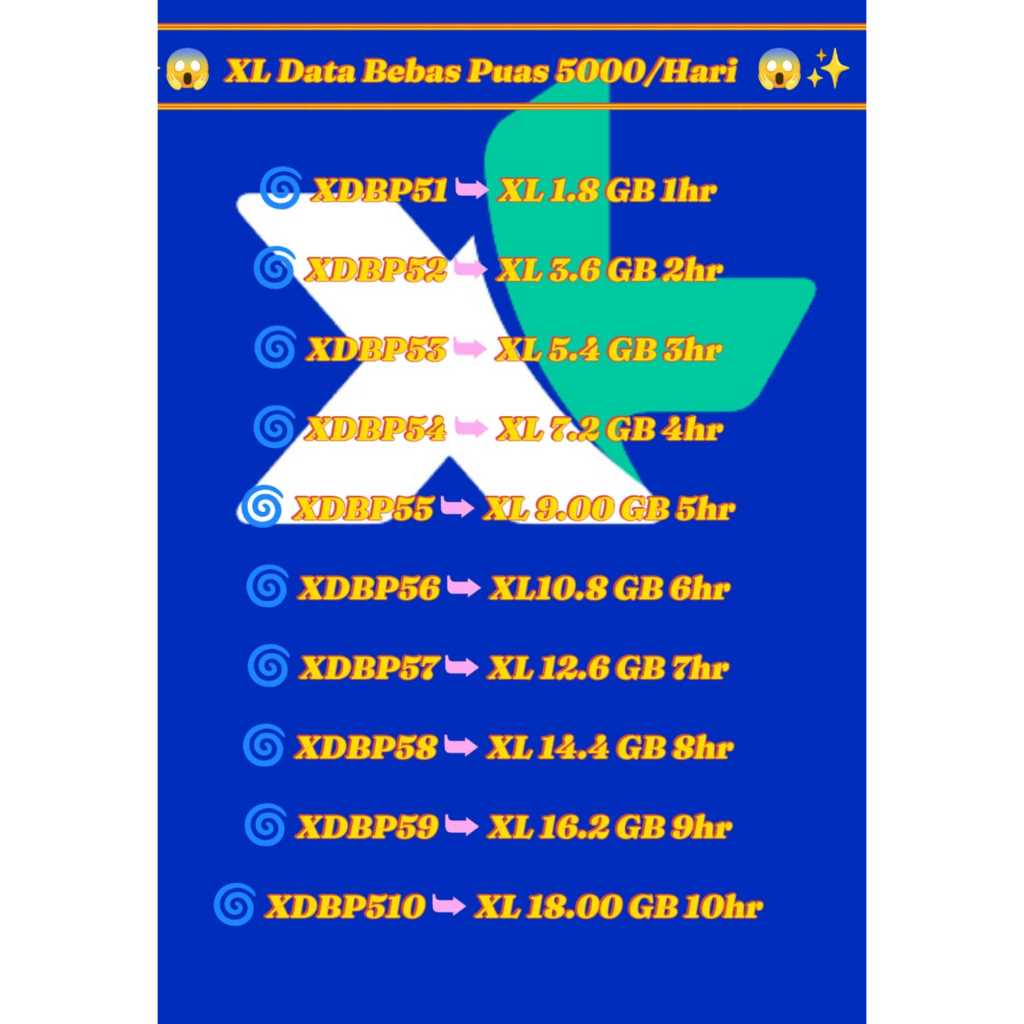 Jual KUOTA XL BEBAS PUAS PAKET DATA XL PUAS | Shopee Indonesia