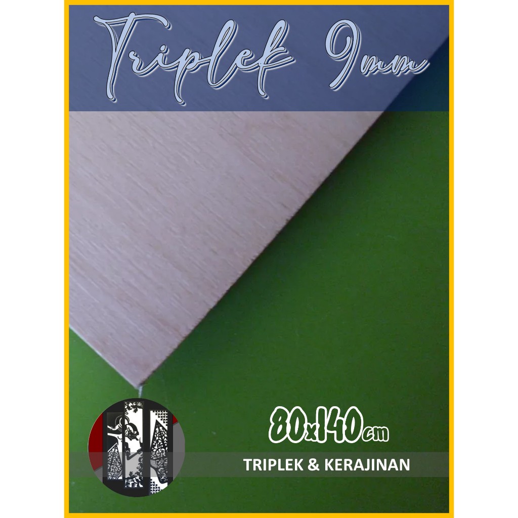 Jual Triplek 9mm 80x140 cm Kualitas Premium Plywood Multiplek 9 mm 80 x ...
