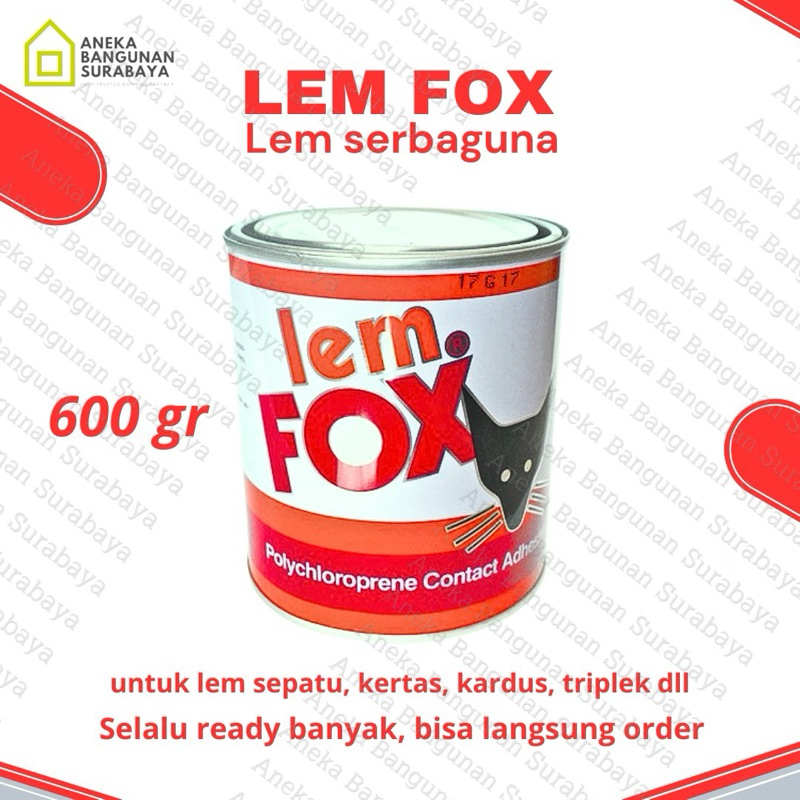 Jual Lem Fox 600gr | lem kuning lem serbaguna kayu 600 gr kilo | Shopee ...
