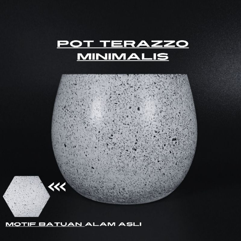 Jual Pot Bunga Hias Batu Alam Oval 12cm | Shopee Indonesia