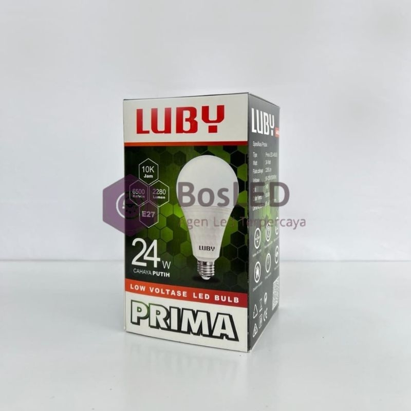 Jual Lampu LED BULB Luby Prima 24W 24Watt E27 Putih | Shopee Indonesia