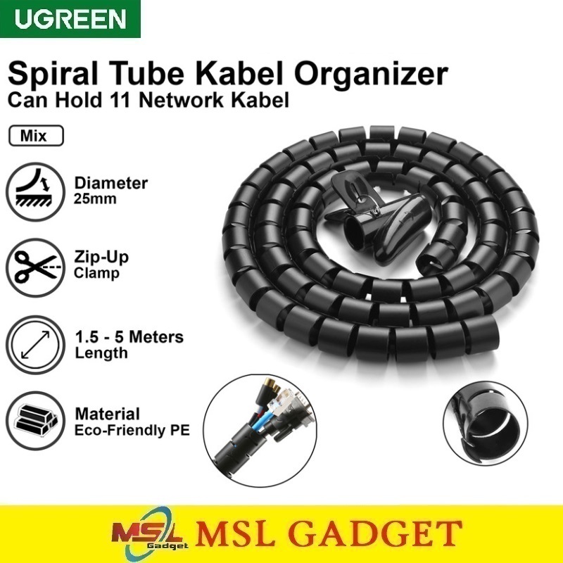 Jual UGREEN Kabel Spiral Wrapping Pelindung & Perapih Kabel Organizer ...