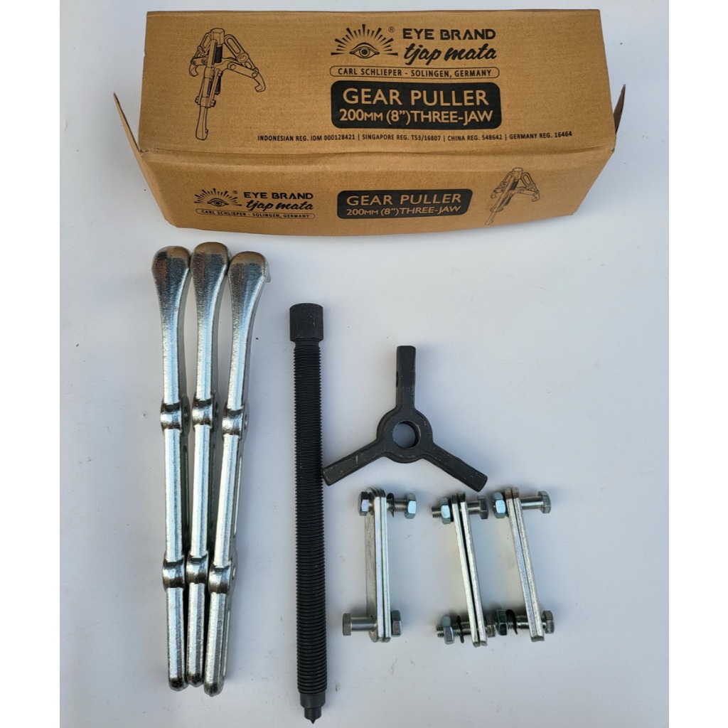 Jual Treker Bearing 3 Kaki 8 INCH Cap Tjap Mata 3 Jaw Tracker 8 ...