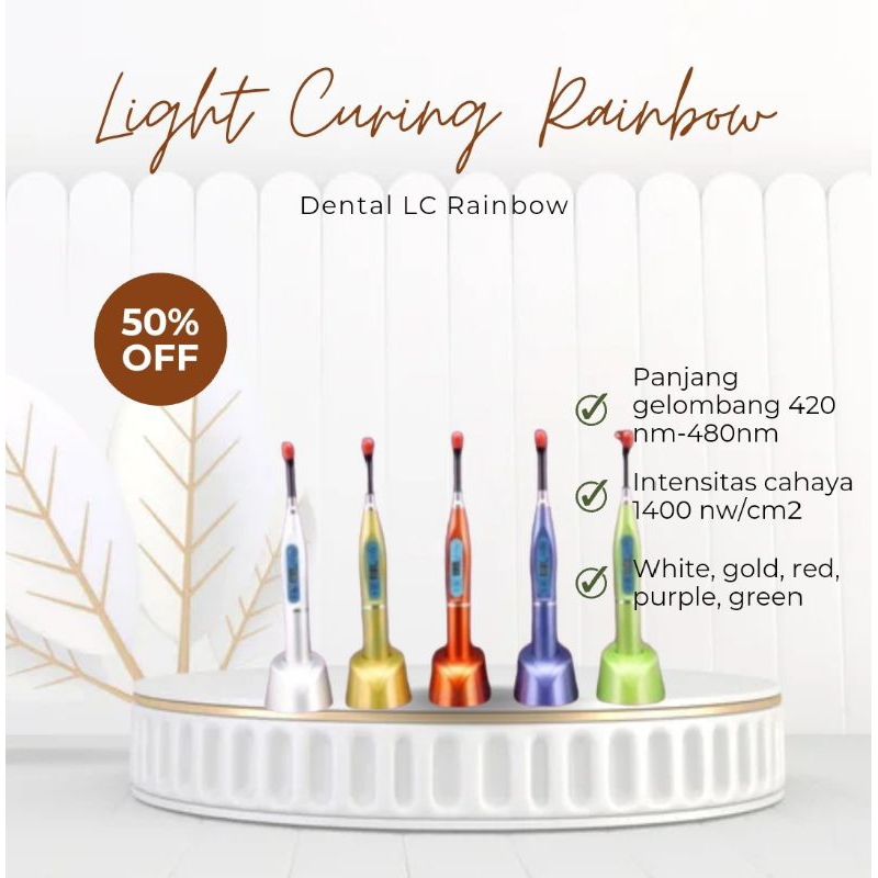 Jual Light Curing Rainbow (Dental LC Rainbow) | Shopee Indonesia