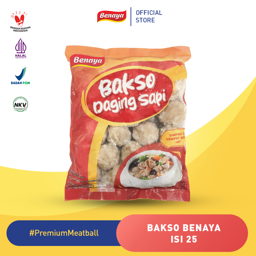 Jual Bakso Benaya isi 25 (Bakso Sapi Premium) | Shopee Indonesia