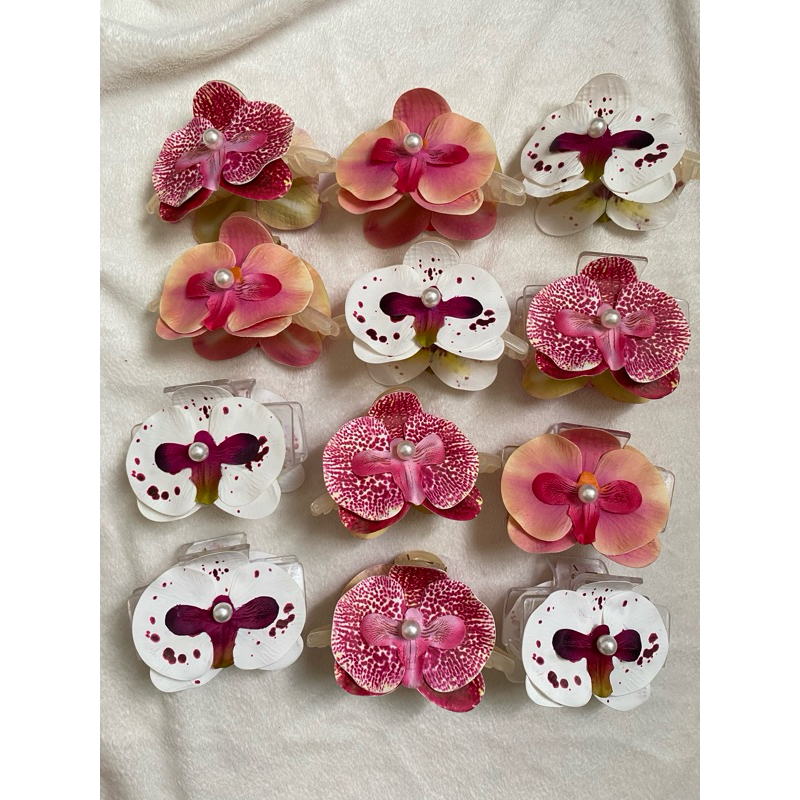 Jual Jedai Bunga Anggrek (Orchid Hairclip) - Baca deskripsi terlebih ...
