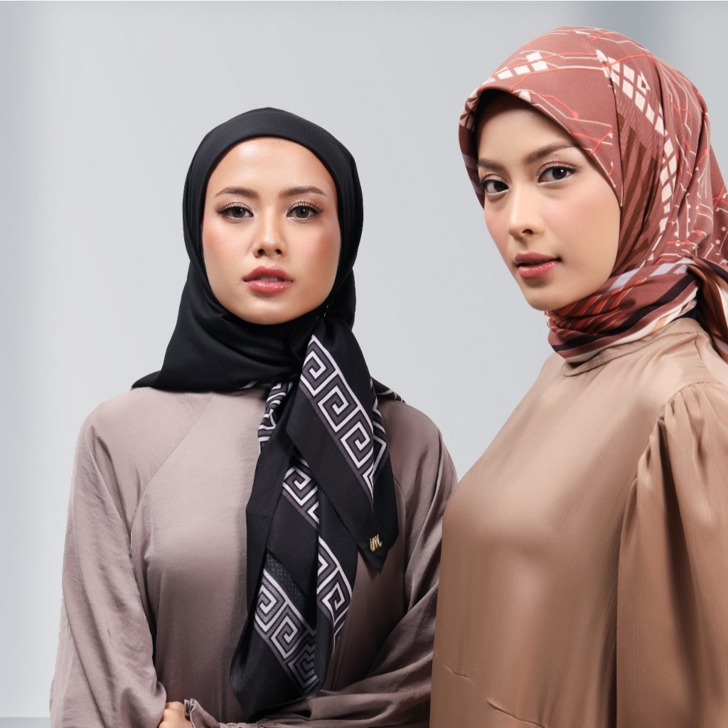 Jual Umama Scarf - Kerudung Motif Jilbab Segi Empat Hijab Daily Segi ...
