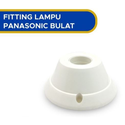 Jual Fiting Lampu Plafon Panasonic NLP 52201 putih bulat | Shopee Indonesia