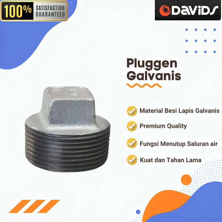 Jual Tutup Pipa Plug Sambungan Besi Plugen Galvanis | Shopee Indonesia