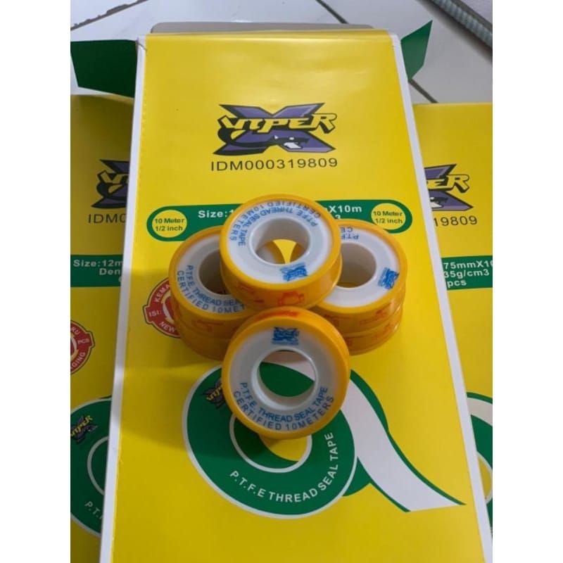 Jual 1pack TBA Seal Tape Merk Viper Model Onda isi 60pcs | Shopee Indonesia