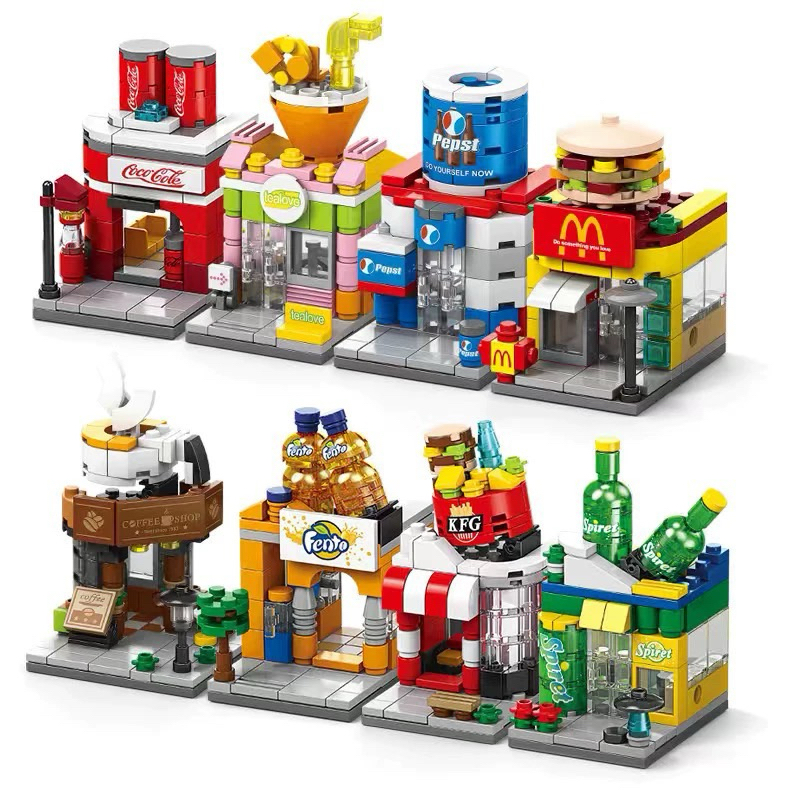 Jual Fast Food Building Block Model Block Brick Bangunan Partikel Kecil ...