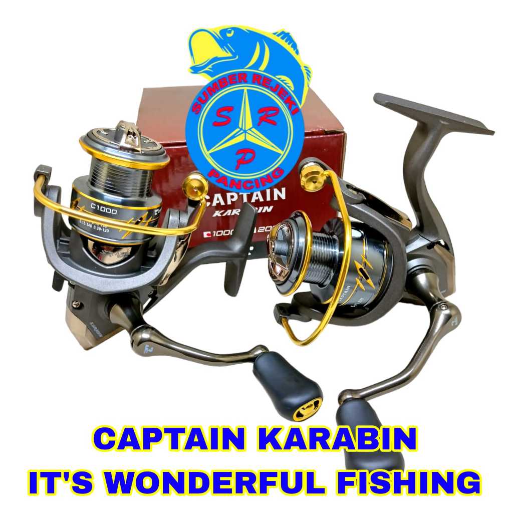 Jual Reel Captain Karabin Power Handle | Shopee Indonesia