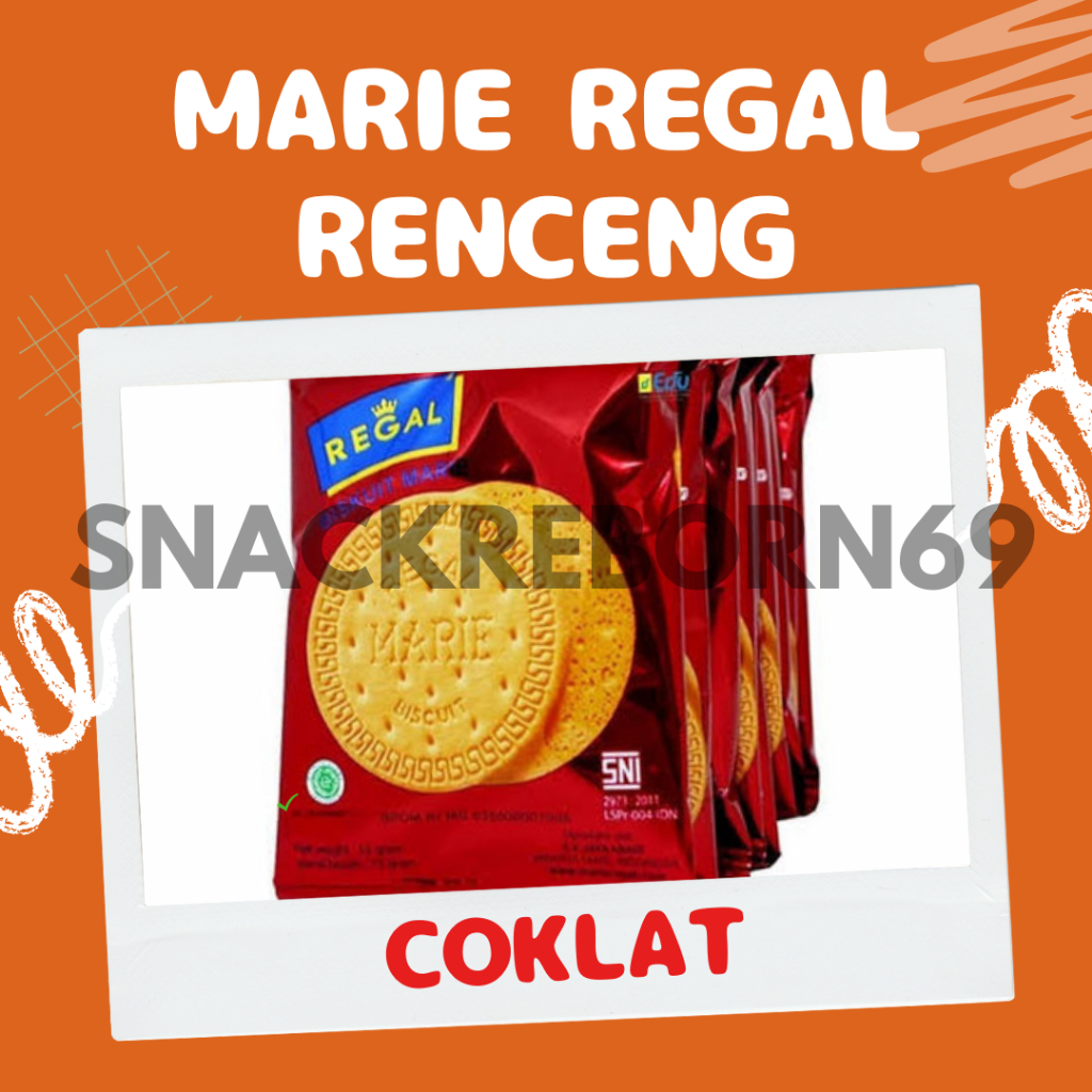 Jual Biskuit Marie Regal Renceng 12 gram Isi 10 Pcs | Shopee Indonesia