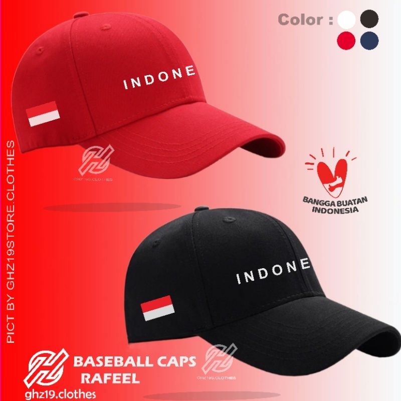 Jual Topi Baseball Indonesia Bendera Flag/Garuda merah putih Distro ...