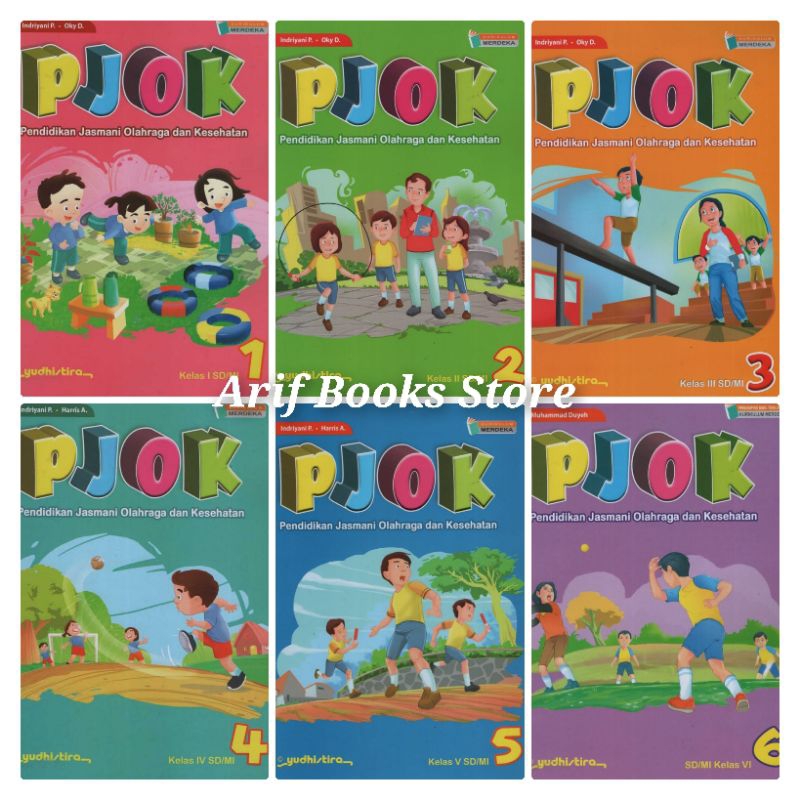 Jual BUKU PAKET PJOK SD/MI KELAS 1, 2, 3, 4, 5, dan 6. KURIKULUM MERDEKA | Shopee Indonesia