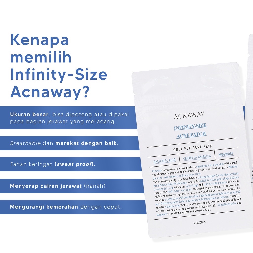 Jual ACNAWAY Pimple Patch | Ultra-Thin Acne Patch Day 24 Patches ...